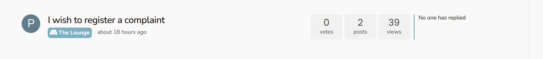 No one has replied ? | Code Project Forum